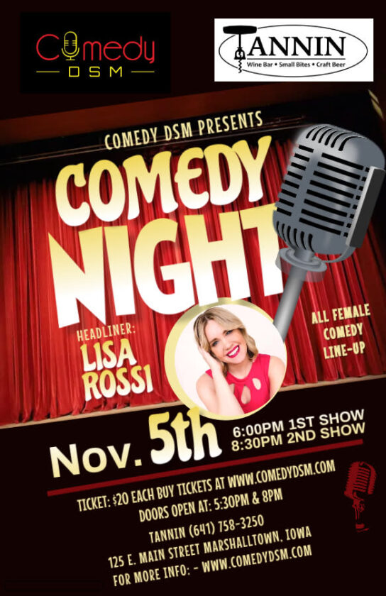 Tannin to host comedy night Saturday | News, Sports, Jobs - Times ...